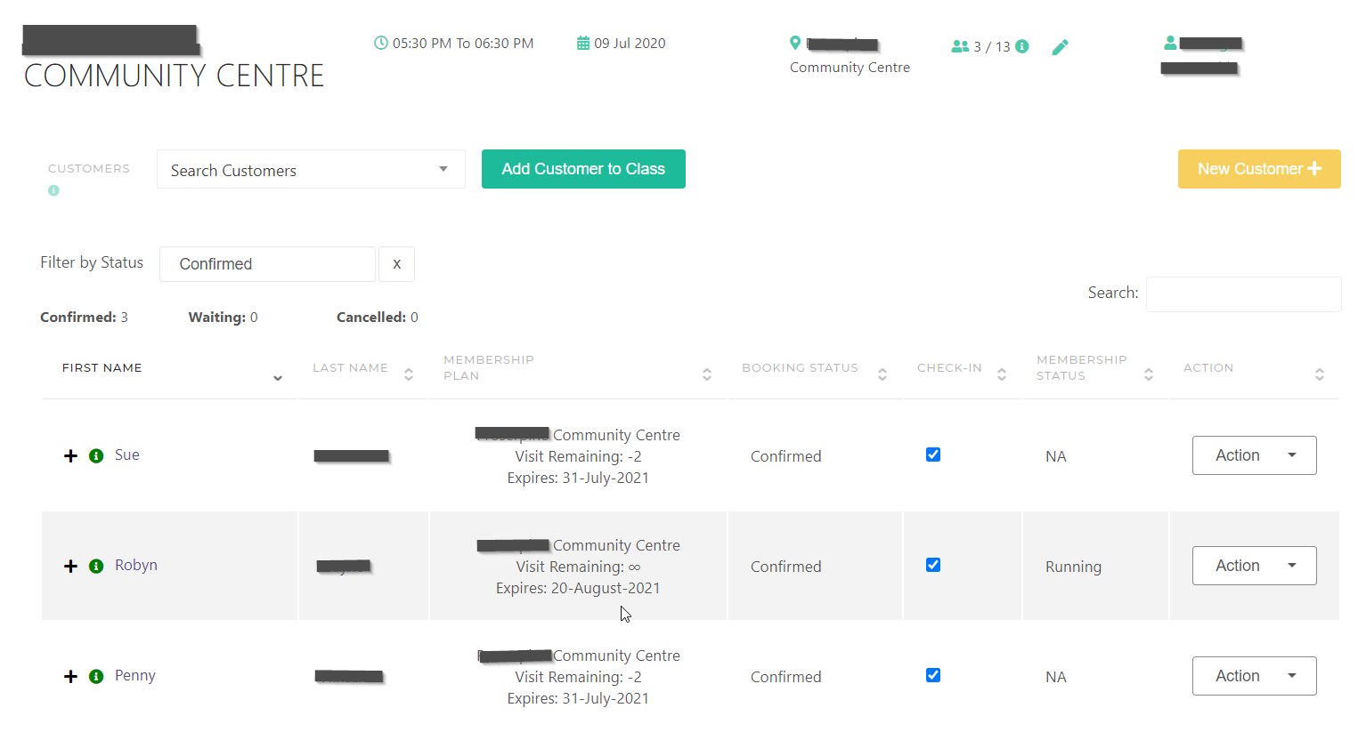 Do I have to Register or Check in Customers to Confirm Their Class ...